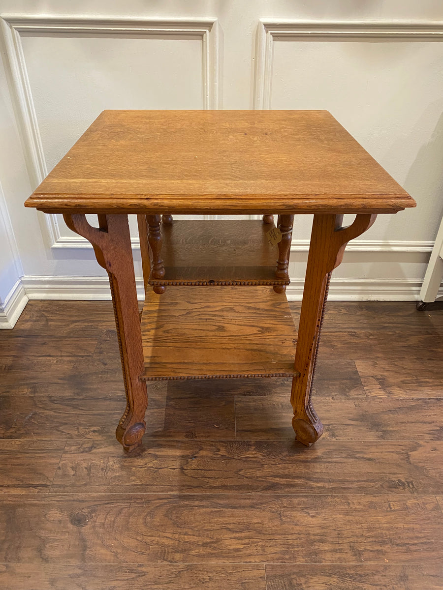 Antique Oak Parlour Table